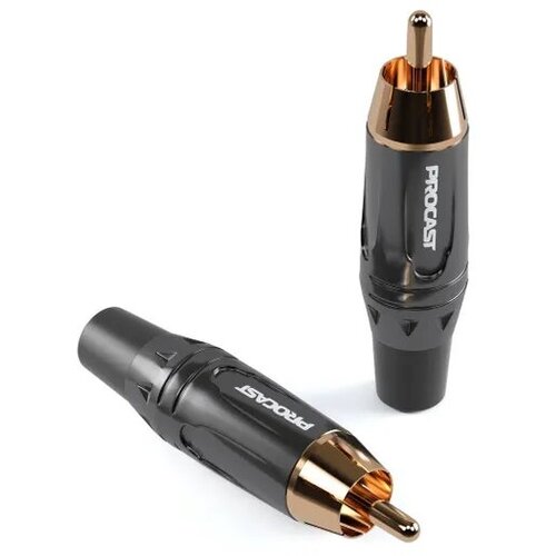 Разъем RCA(male) PROCAST cable RCA6/TT/Black черный маркер