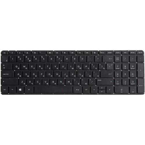 Клавиатура для ноутбука Rocknparts для HP для Pavilion 15-p, 17-f, черная без рамки, гор. Enter