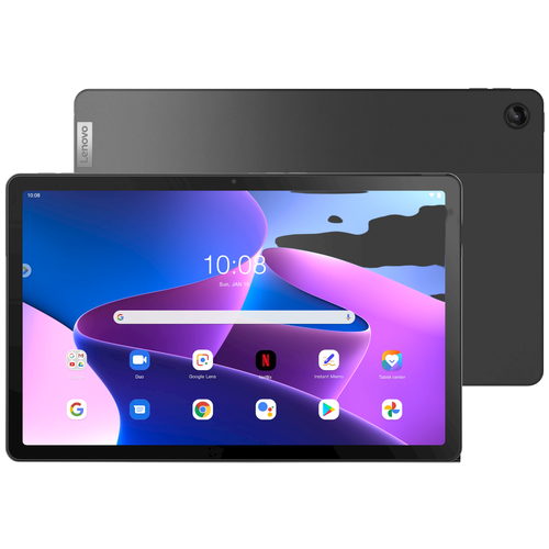 10.6" Планшет Lenovo Tab M10 Plus TB125FU, чехол Folio Case (2022), RU, 4/64 ГБ, Wi-Fi, стилус, Android 12, штормовой серый