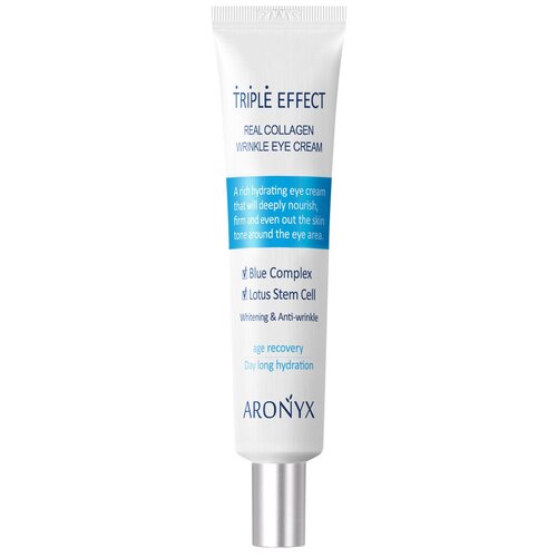 Aronyx Крем для кожи вокруг глаз Triple Effect Real Collagen Wrinkle Eye Cream