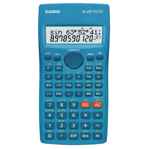 Калькулятор научный CASIO FX-220 Plus, бирюзовый