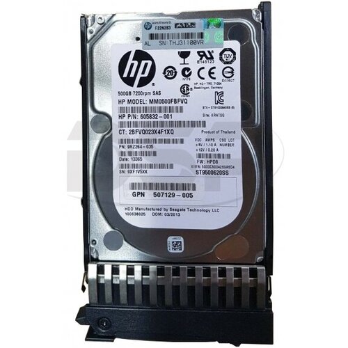 Жесткий диск HP 9RZ264-035 500Gb SAS 2,5" HDD