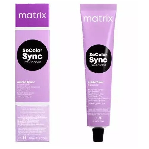 Matrix SoColor Sync Pre-Bonded Кислотный тонер 6NGA темный блондин натуральный золото-пепельный кислотный тонер 90мл