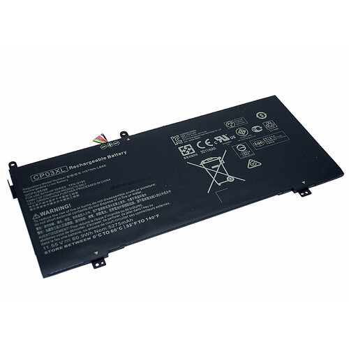 Аккумуляторная батарея для ноутбука HP Spectre x360 13 (CP03XL) 11.55V 5275mAh