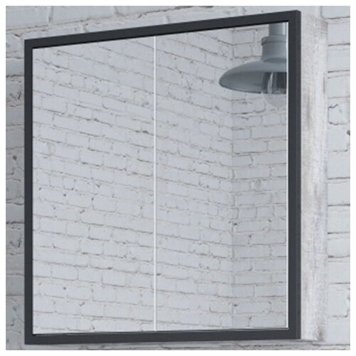 Зеркальный шкаф Corozo Айрон 70 SD-00000280 Черный антик