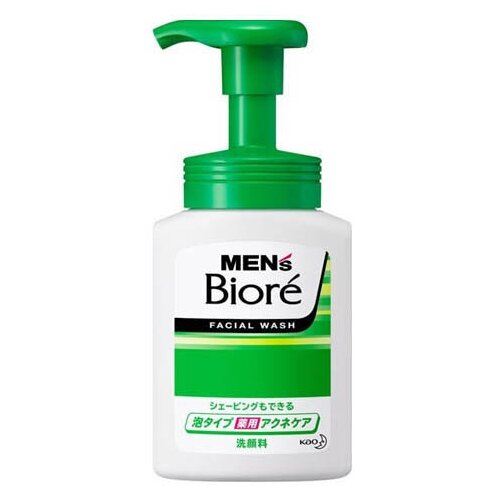 Kao Пенка для умывания с противовоспалительным эффектом Men's Biore Double Acne Control, 150 мл/150 г