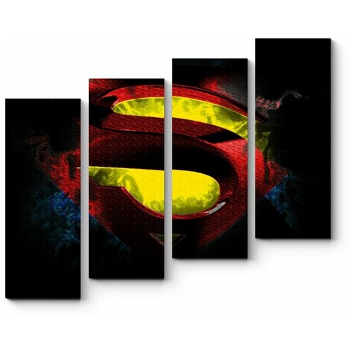 Модульная картина Логотип Супермена130x112