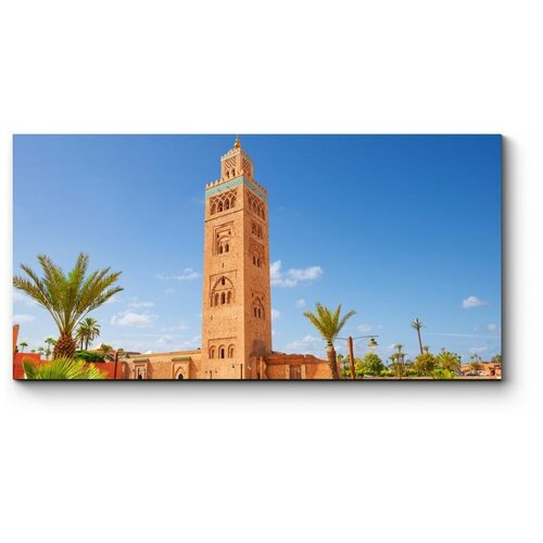Модульная картина Марокканская башня 110x55