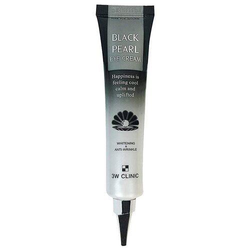 3W Clinic Крем для кожи вокруг глаз Black Pearl Eye Cream Whitening