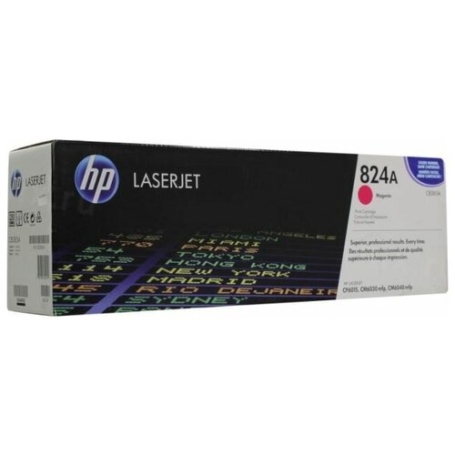 Тонер-картридж HP 824A CB383A пурпурный для Color LaserJet CP6015, CM6030, CM6040, CP6015n, CP6015dn, CM6030f, CM6040f, CP6015XH, CP6015X