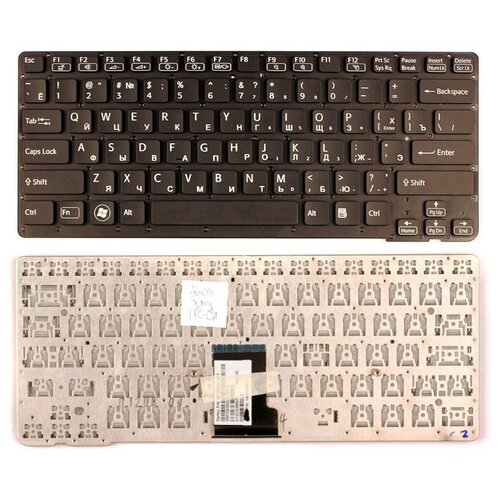 Клавиатура для ноутбука Sony Vaio VPC-CA4X1R/BI черная без рамки