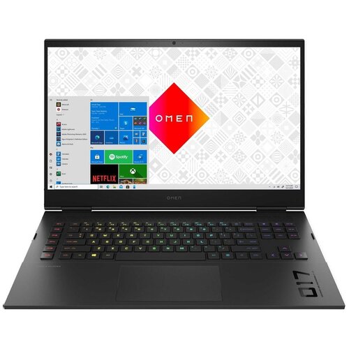 17.3" Ноутбук HP OMEN 17-ck0045ur 2560x1440, Intel Core i7 11800H 2.3 ГГц, RAM 16 ГБ, DDR4, SSD 1 ТБ, NVIDIA GeForce RTX 3080, Windows 11 Home, 4E1C7EA, черный