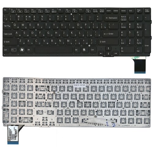 Клавиатура для ноутбука Sony Vaio 9Z. N6CBF.201 черная без рамки
