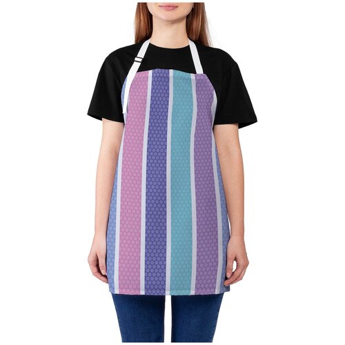 Фартук женский для готовки JoyArty "Цветные линии", универсальный размер