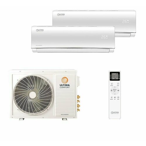 Мульти сплит-система ULTIMA COMFORT ECLIPSE MULTI DC EU INVERTER UC-2FMA14-OUT+UC-ECM09PN 2 шт