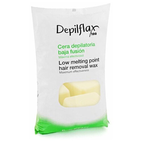 Depilflax Пленочный воск в брикетах для депиляции слоновая кость, 1 кг
