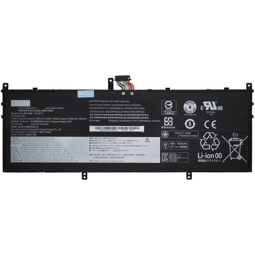 Аккумулятор Lenovo L19C4PD1 / L19D4PD1 / Yoga C640-13iml (60Wh, 7820mAh, 7.68V)
