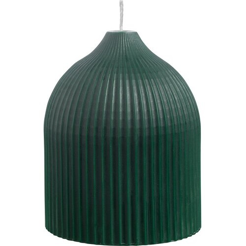 Свеча декоративная темно-зеленого цвета из коллекции edge, 10,5см
