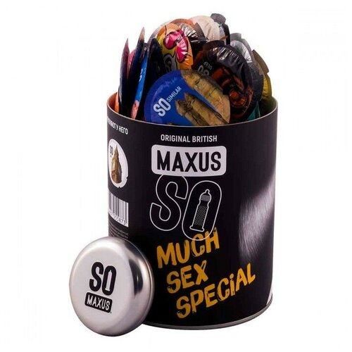 Текстурированные презервативы в кейсе MAXUS So Much Sex - 100 шт. (цвет не указан)