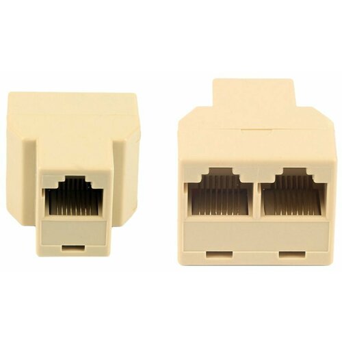 Набор из 3 штук Разветвитель US-09A RJ45 8P8C, розетка -> 2x8P8C, розетки