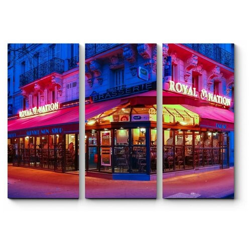 Модульная картина Традиционное французское кафе160x115