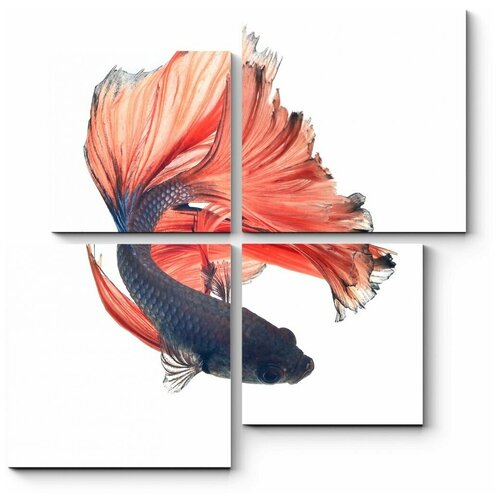 Модульная картина Роскошная рыба 110x110