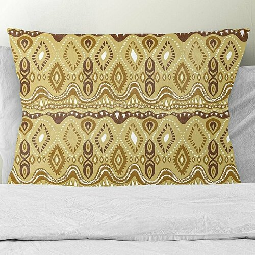 Подушка декоративная / Марокканские узоры, велюр / Золотой кофе / подарок / подушка диванная / подушка для интерьера.