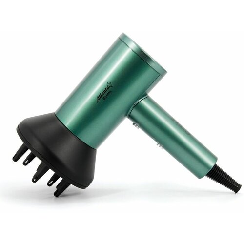 Фен для волос электрический Atlanta ATH-6771 (green), 2 режима работы