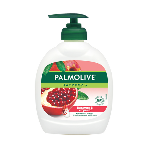 Набор из 3 штук Мыло жидкое Palmolive Натурэль Витамин В и Гранат 300мл