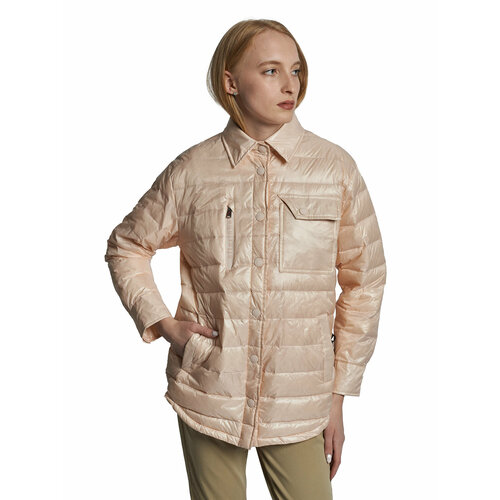 Куртка-рубашка afterlabel, размер XS, розовый