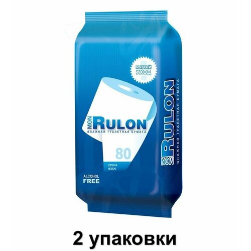 Mon Rulon Туалетная бумага влажная № 80, 2 уп