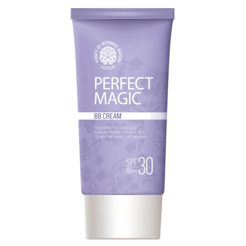 Welcos BB крем Perfect Magic Lotus, SPF 30, 50 мл/50 г, оттенок: синий, 1 шт.