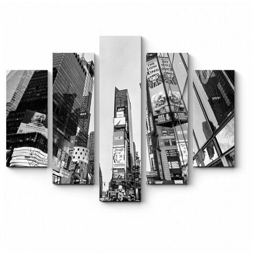 Модульная картина На Таймс-Сквер, Нью-Йорк 145x116