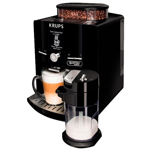 Кофемашина  Krups EA82F810 Quattro Force, черный