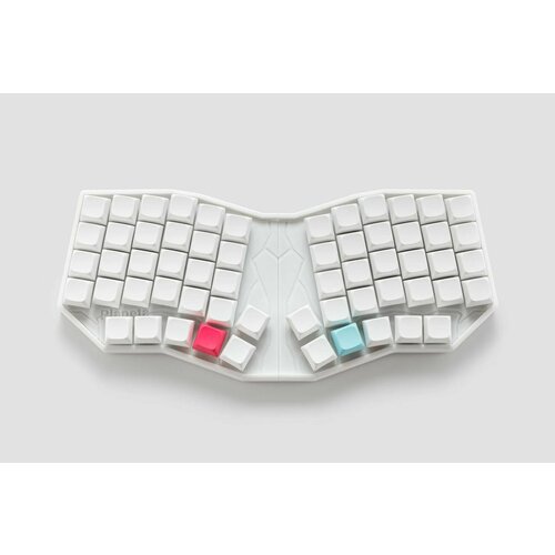 Механическая клавиатура Planeta (Gateron Brown + XDA белые кейкапы)