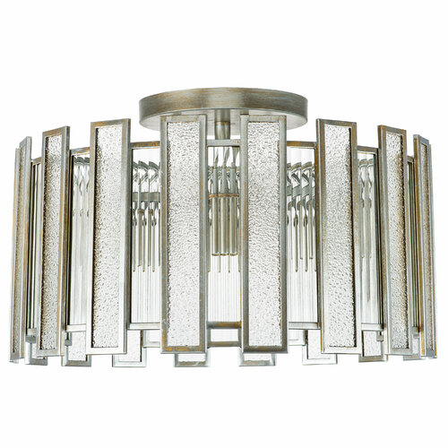Потолочная люстра Lightstar Agave 712054, E27, кол-во ламп:5шт, Серебро