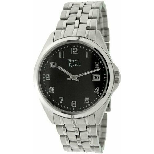 Наручные часы Pierre Ricaud, серый, черный