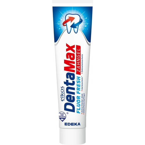 Зубная паста-гель для экстра свежего дыхания ELKOS DentaMax Fluor Fresh (Германия) 125 мл.