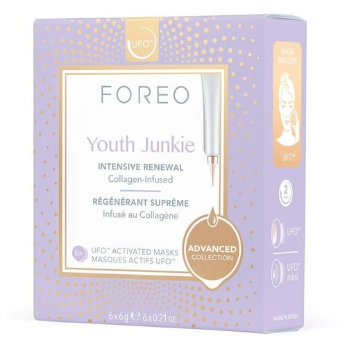 FOREO Youth Junkie Маска, активированная UFO, 6 г, 30 мл