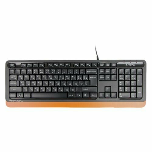 Клавиатура A4Tech Fstyler FK10 Orange-Black USB черный/оранжевый