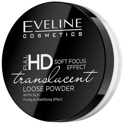 Eveline Cosmetics Пудра рассыпчатая с шелком Full HD Soft Focus Translucent Loose Powder 1 шт. универсальный 6 г
