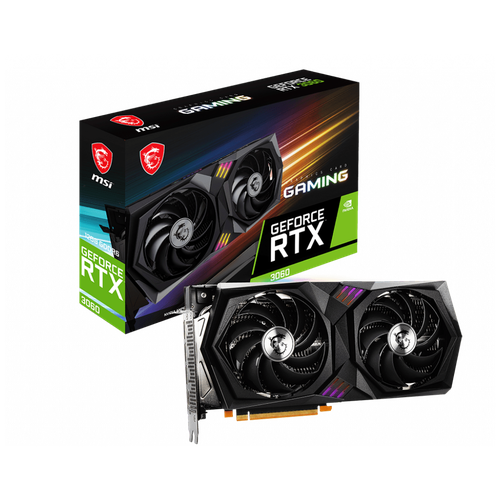 Видеокарта MSI GeForce RTX 3060 12 ГБ (3060 GAMING X 12G LHR), rev. 2.0 (LHR)