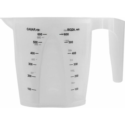 Мерный стакан для кухни пластик 0,6 л. кухонный инвентарь