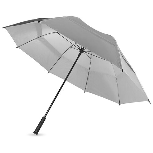 Зонт-трость Slazenger, серебряный, черный