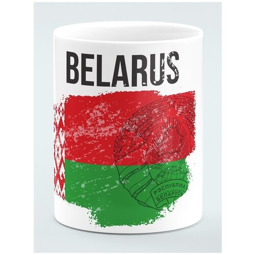 Кружка стандарт Флаг Беларуссии