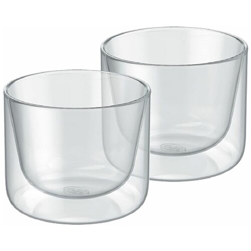 Набор стаканов из двойного стекла тм ALFI 200ml , в наборе 2 шт.