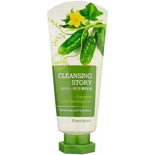 Kwailnara пенка для умывания Cleansing Story Cucumber, 120 мл