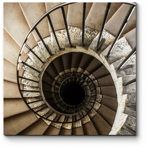 Модульная картина Винтовая лестница 130x130