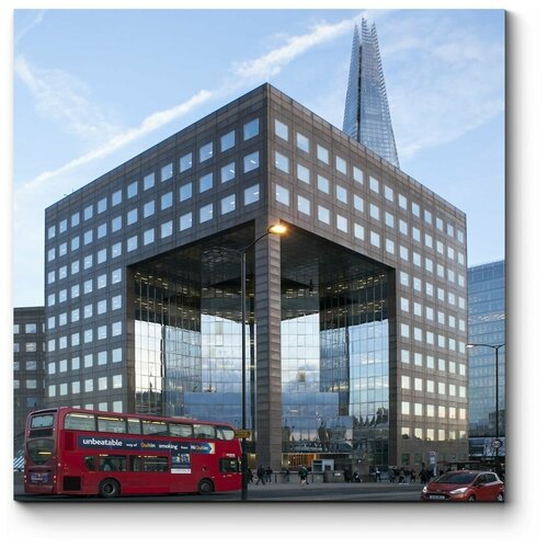 Модульная картина Современная архитектура Лондона 50x50