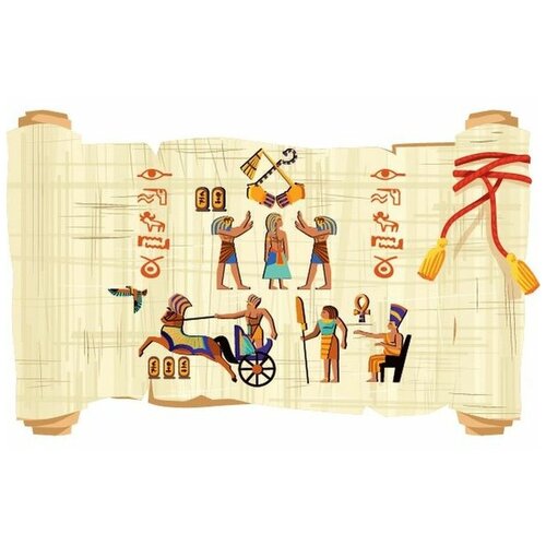 Наклейка Египетский папирус 15х9 см